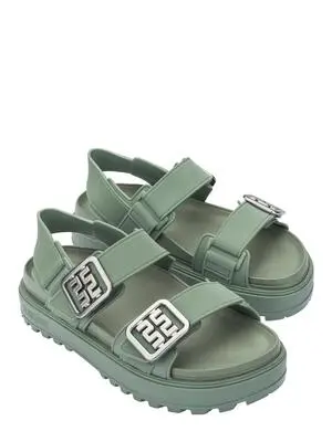 Melissa Melissa Towny Platform Sandals Green