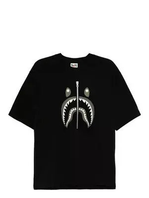 A BATHING APE Shark T-shirt - Black