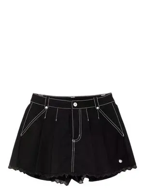 MUSIUM DIV. Pleated Skort - Black