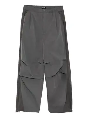FIVE CM Panelled Wide-leg Trousers - Grey