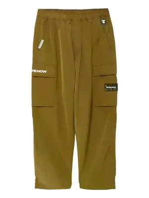 AAPE BY *A BATHING APE® Moonface-logo Cargo Trousers - Neutrals