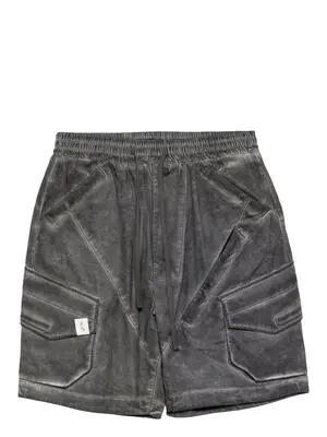 FIVE CM Cotton Cargo Shorts - Black