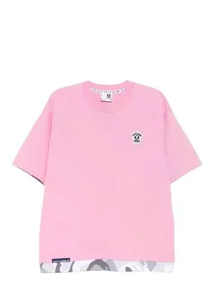 AAPE BY *A BATHING APE Moonface Logo T-shirt - Pink