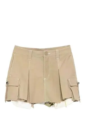 MUSIUM DIV. Pleated Skort - Neutrals