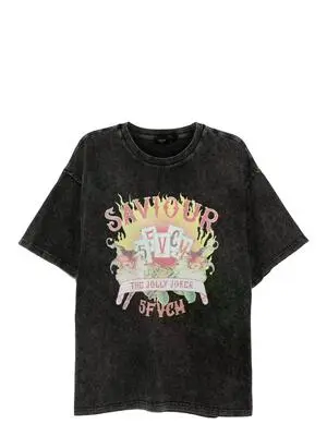 FIVE CM Graphic-print T-shirt - Black
