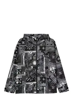 MUSIUM DIV. Graphic-print Windbreaker - Black