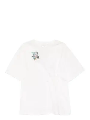 MUSIUM DIV. Graphic-print T-shirt - White