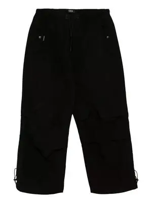 FIVE CM Drawstring Wide-leg Trousers - Black