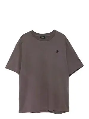 FIVE CM Logo-embroidered T-shirt - Grey