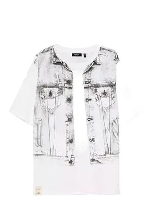 FIVE CM Graphic-print T-shirt - White