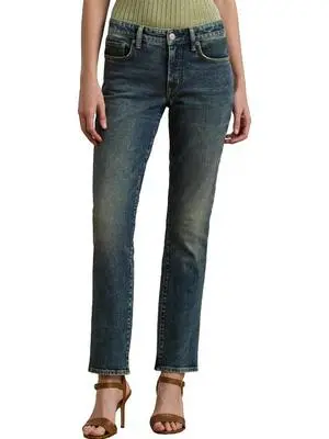 Ralph Lauren Straight Leg Ankle Jeans - Haze Wash