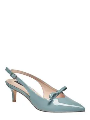 French Connection Quinny Slingback Kitten Heel Blue
