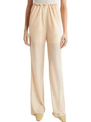 SETCHU Sheer Double Layer Pants - Beige