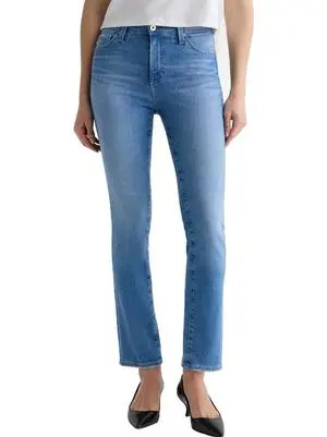Ag Mari Mid-rise Ankle Slim Straight Leg Jeans - Minimalist