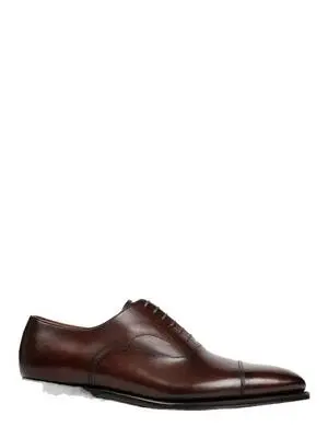 ANTHONY VEER Regent Cap-toe Oxford - Chestnut Depth Brown