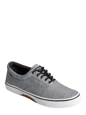 Sperry Halyard Cvo Recycled Cotton Sneaker - Black Chambray