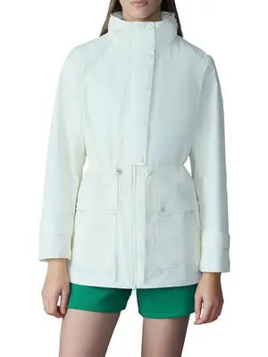 Mackage Keryn Hooded Rain Jacket - Cream