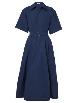 Simkhai Deanna Belted Midi Dress - Blue
