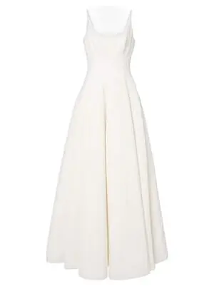 Staud Staud Bridal Joy Cotton-Blend Maxi Dress White