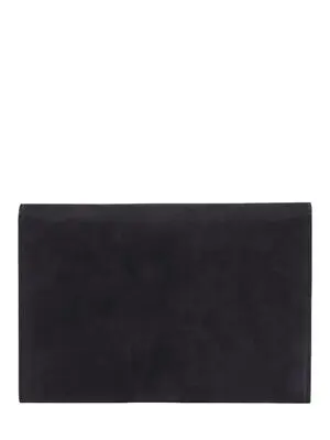 THE ROW Leather Pouch - Black