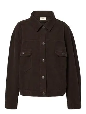 THE ROW Ness Cotton Corduroy Jacket - Brown