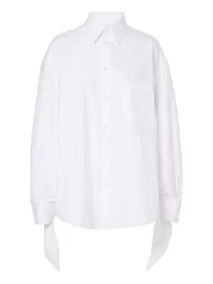Balenciaga Cotton Poplin Shirt - White