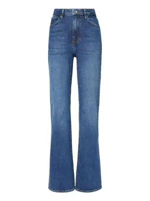FRAME Arrow High-rise Bootcut Jeans - Blue