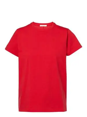 THE ROW Florie Cotton Jersey T-shirt - Red
