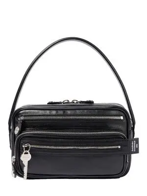 Acne Studios Camero Party Leather Shoulder Bag - Black