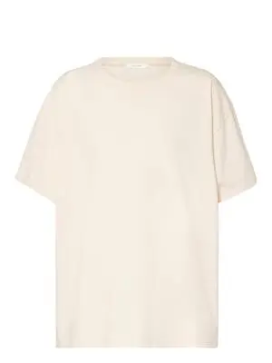 THE ROW Nadina Cotton Jersey T-shirt - Beige