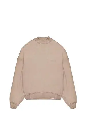 REPRESENT Oversized Crewneck Sweatshirt - Taupe