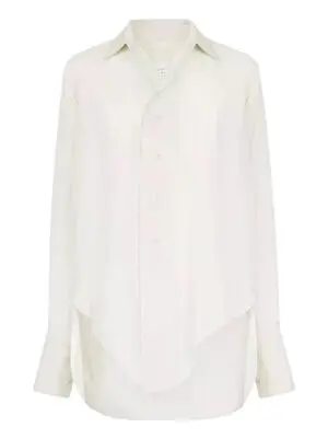 MAISON MARGIELA Long-sleeve Buttoned Shirt - Neutrals