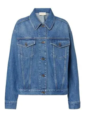 THE ROW Sebilia Denim Trucker Jacket - Blue
