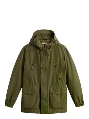 Woolrich Parka Light Ramar With Hood - Green