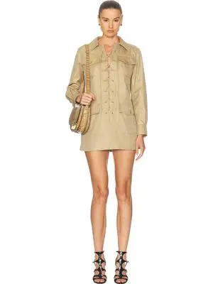 TOM FORD Safari Tunic Dress - Pale Sage