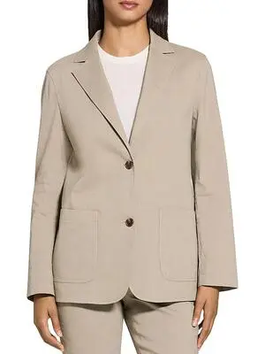 Theory Relaxed Blazer - Soft Taupe