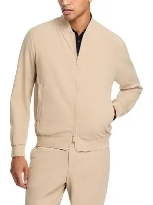 BOSS Tech Travel Slim Fit Jacket - Light Beige