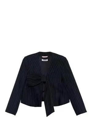 Vivetta Pinstripe Jacket - Blue