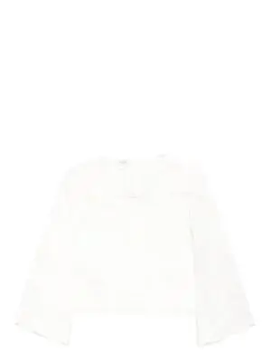 Giambattista Valli Round-neck Top - White