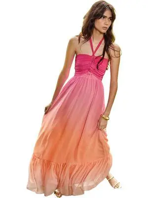 Allison Sabine Maxi Dress - Orange