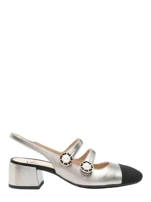 Roberto Festa 40mm Tiglio Slingback Pumps - Black