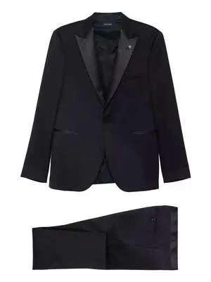 Tagliatore Wool Three-piece Suit - Blue