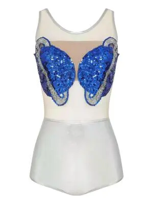 BRIGITTE Saturno Carnaval Bodysuit - Silver