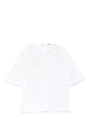 Vivetta Embroidered Top - White