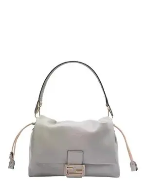 Fendi Mamma Baguette Shoulder Bag - Grey