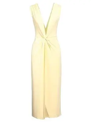 PATRIZIA PEPE SERA Midi Bodycon Dress - Yellow