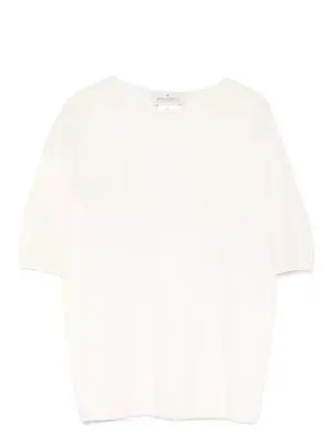 Bruno Manetti Cashmere T-shirt - White