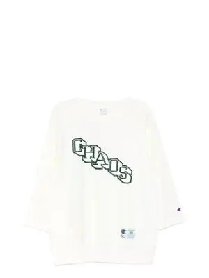 Undercover Slogan Print Sweatshirt - Neutrals