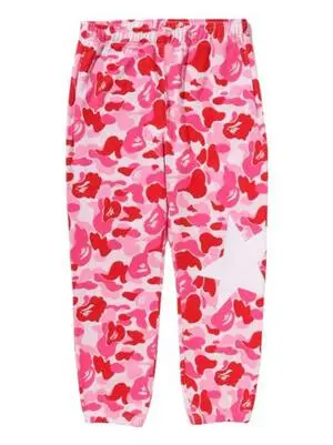 A BATHING APE Abc Camo Sweatpant - Pink