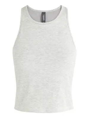 Vuori Pose Plyo Ribbed-knit Tank - Off White